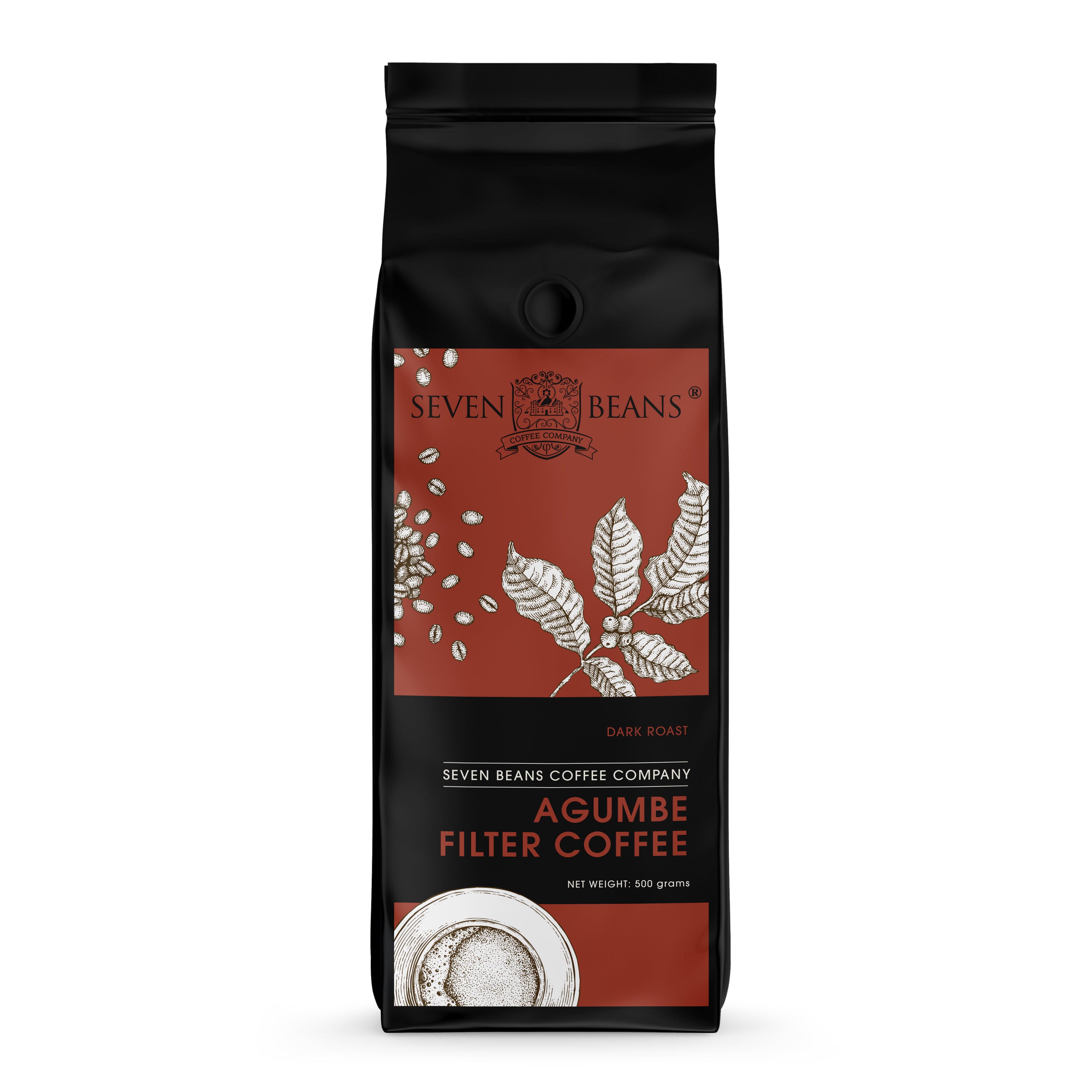 “Agumbe" South Indian Filter Coffee Powder - Coffee: 70%, Chicory: 30% ...