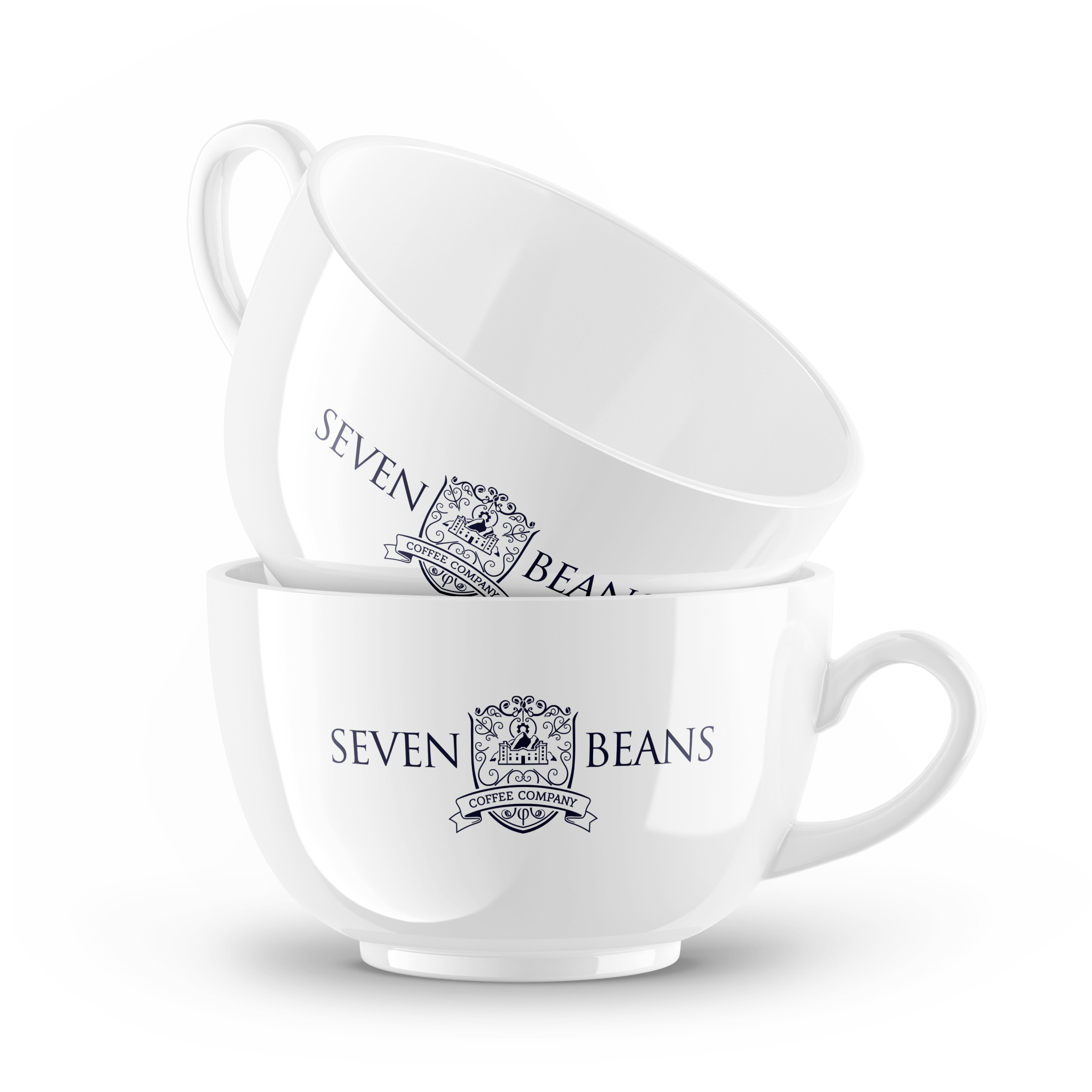 Cappuccino Cup & Saucer – Seven Beans Coffee Company